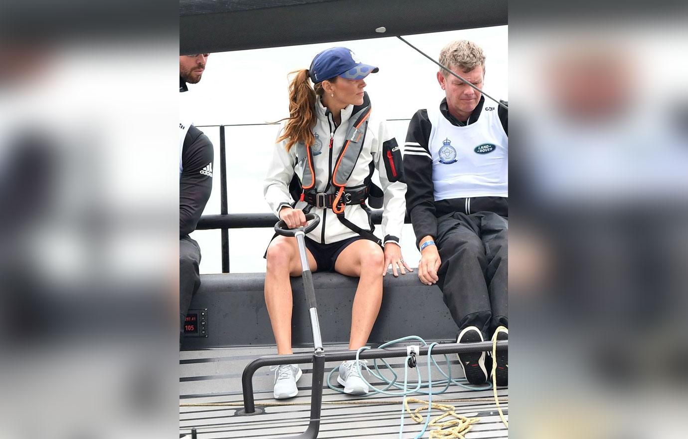 Kate Middleton & Prince William Compete In A Charity Sailing Regatta