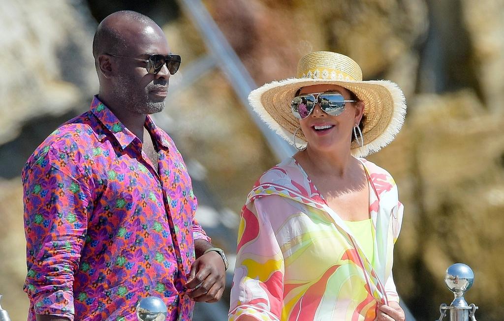 Kris Jenner Wears Sexy White Bathing Suit Off The Italian Coast