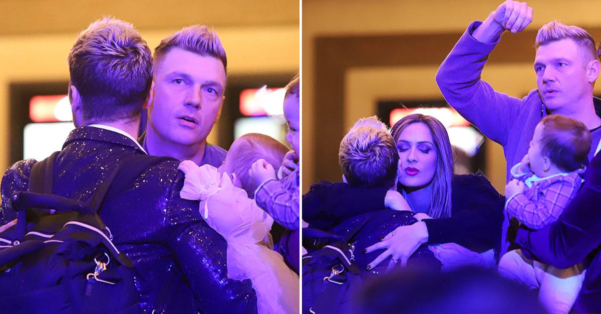 Nick Carter & Angel Carter Attend Event After Aaron Carter's Death