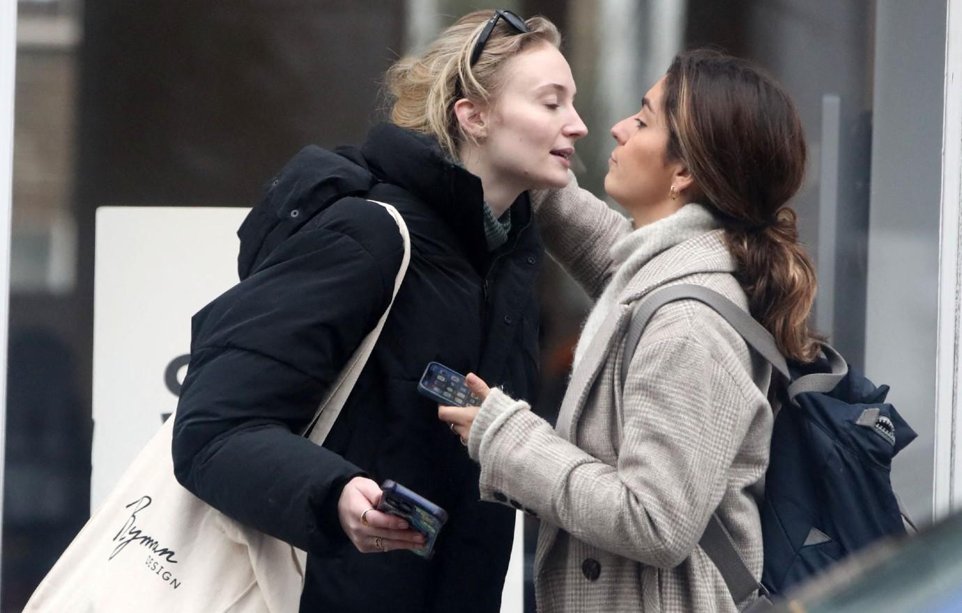 Sophie Turner Caught Kissing Female Friend Tabitha Doherty On The Lips