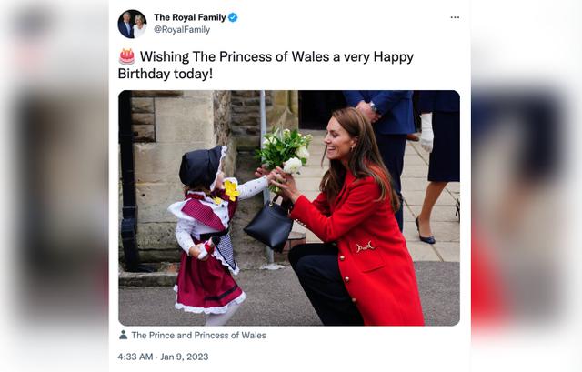 Kate Middleton Receives Birthday Wishes From Royal Family