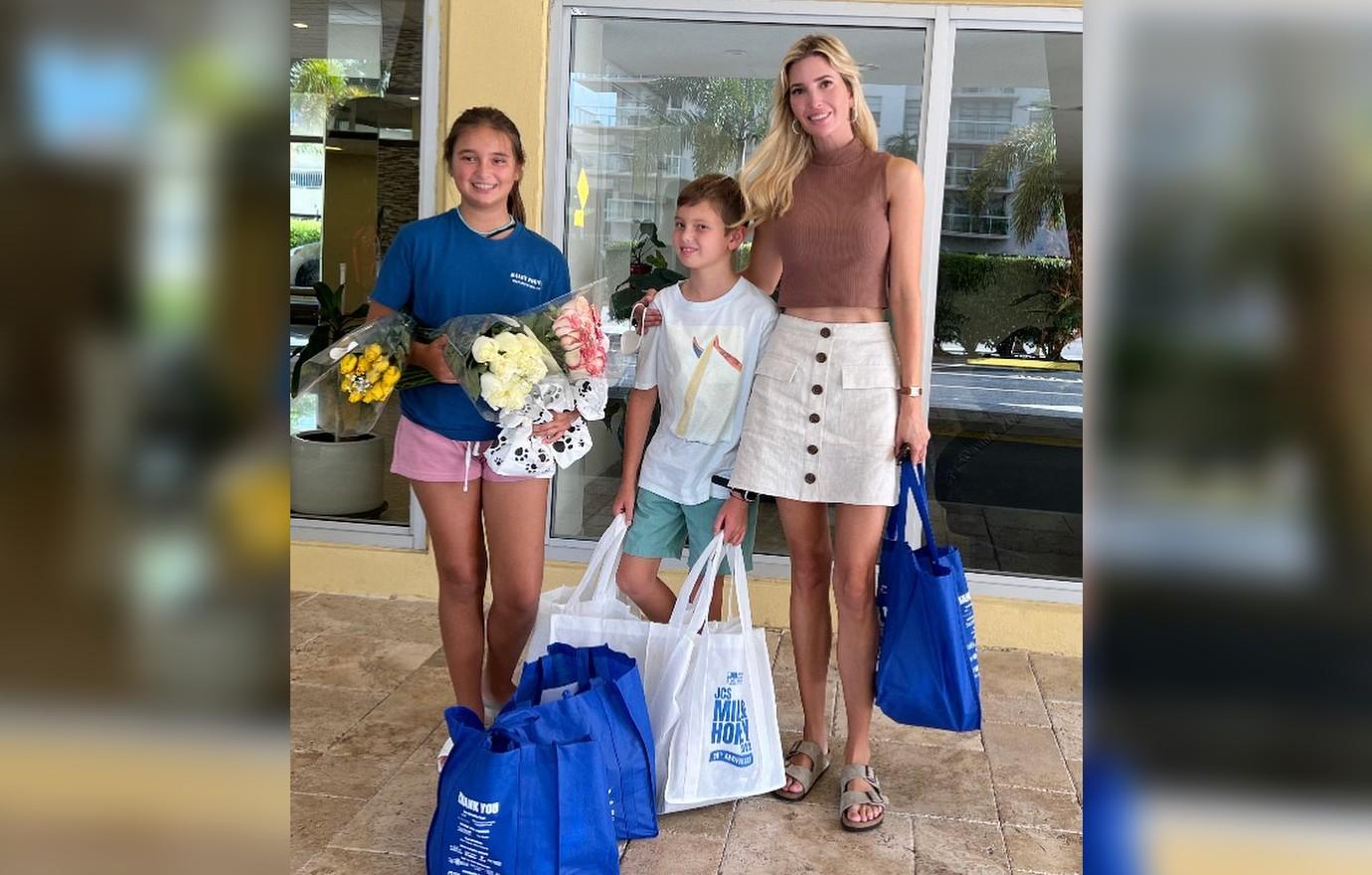 Ivanka Trump Bonds With Miami Citizens During Community Service Event