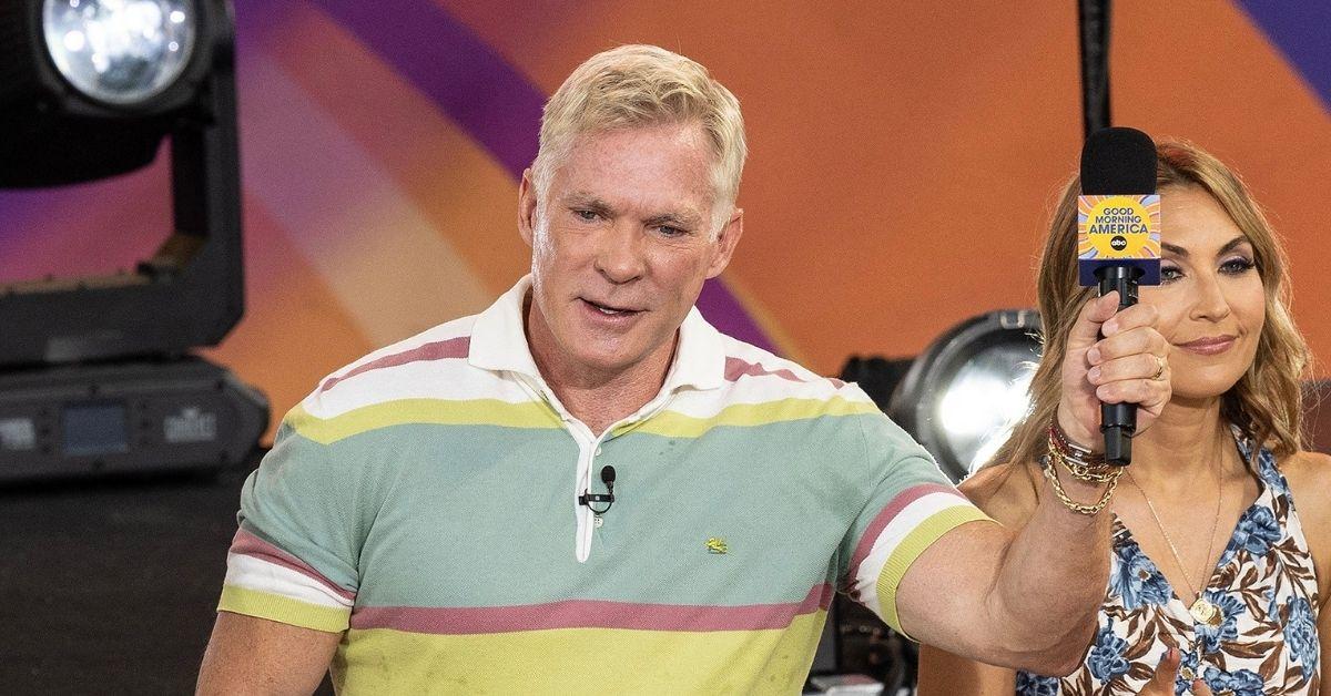 GMA's Sam Champion Flaunts Buff Body As He Leaves NYC Apartment