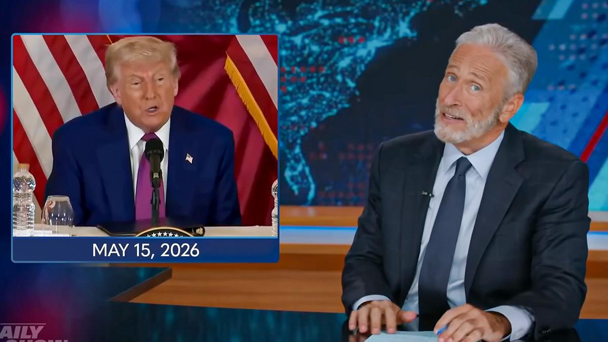 Jon Stewart Exposes Link Between Epstein & Donald Trump Concert Fail