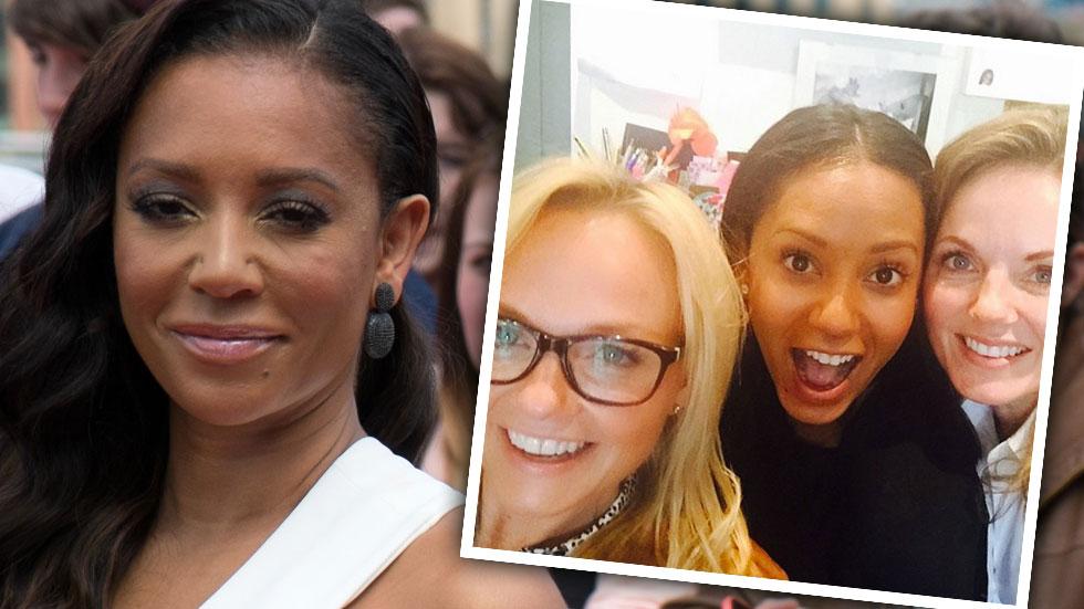 Drama Free Mel B And Geri Horner Knock Feud Rumors With Adorable Spice