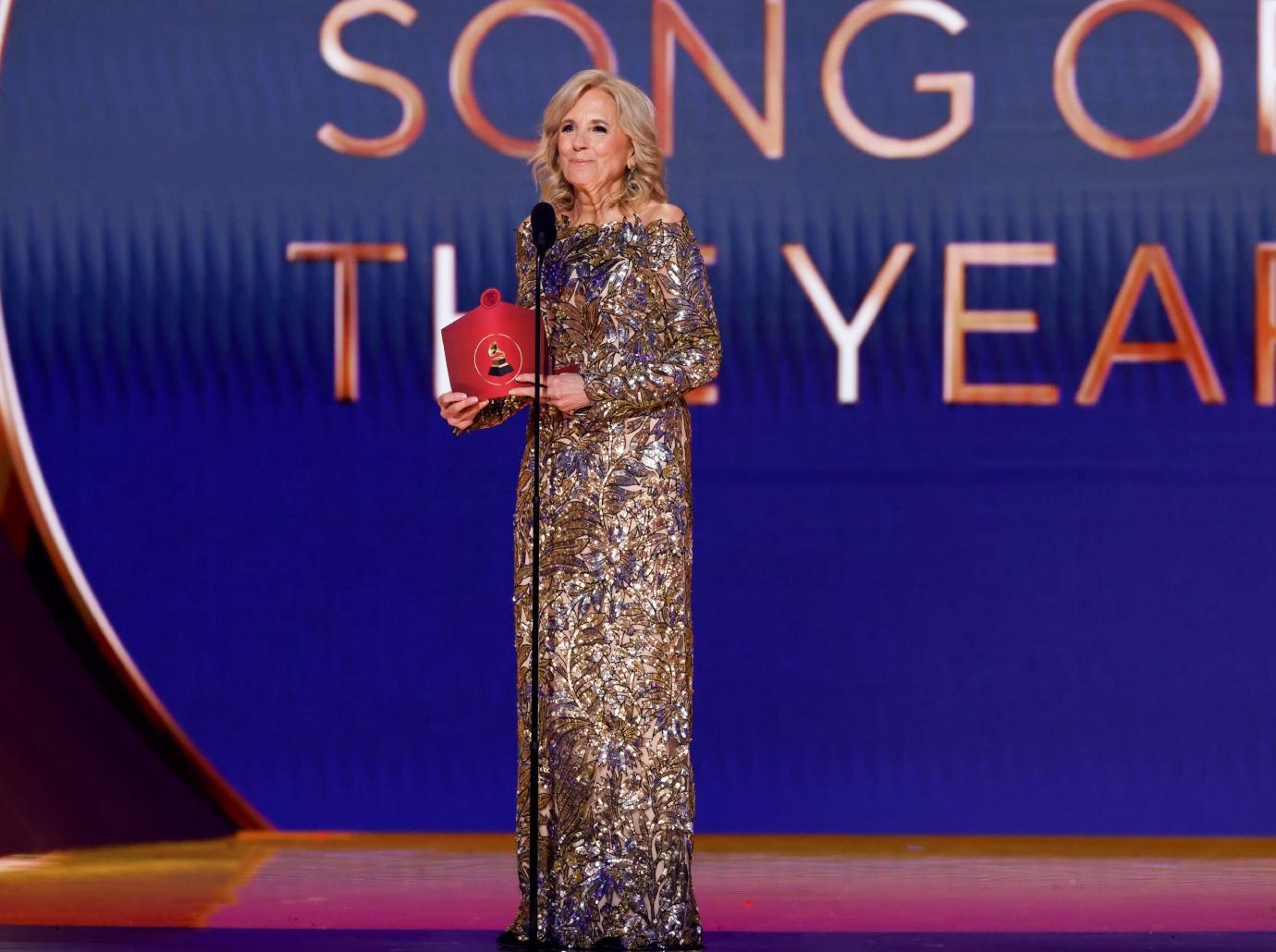 Why Was Jill Biden At The Grammys? FLOTUS Slammed Attendance At Awards