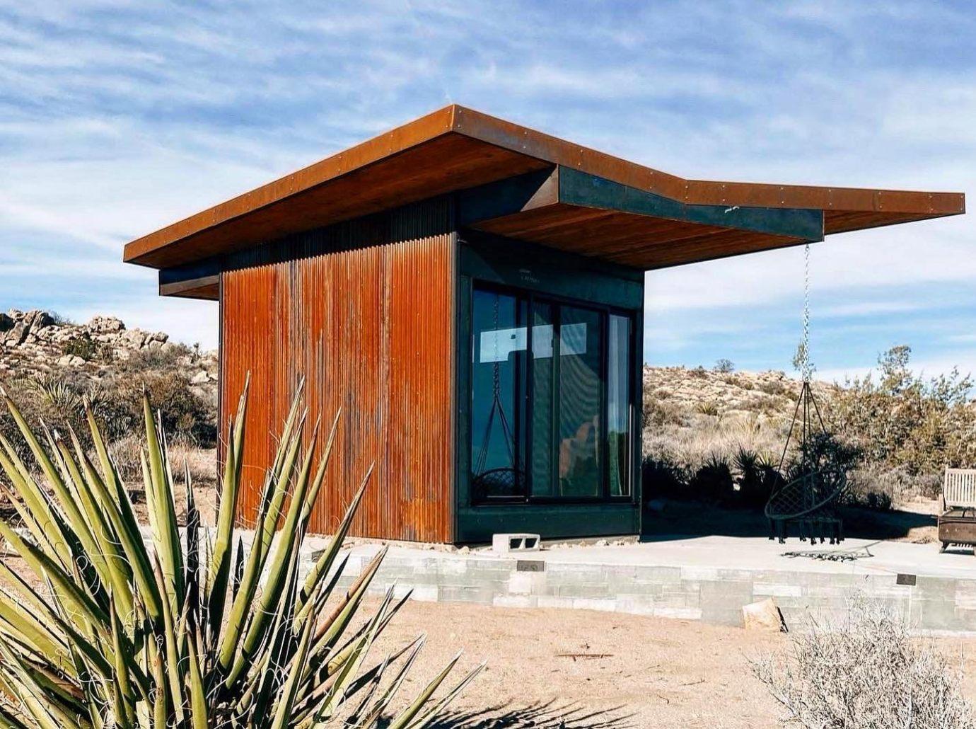 Simon Rex Turned 450-Square-Foot Shipping Container Into His 2nd Home