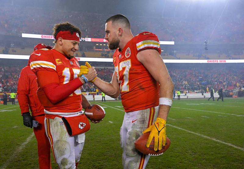 Patrick Mahomes Says Travis Kelce Is 'Lucky' To Be With Taylor Swift