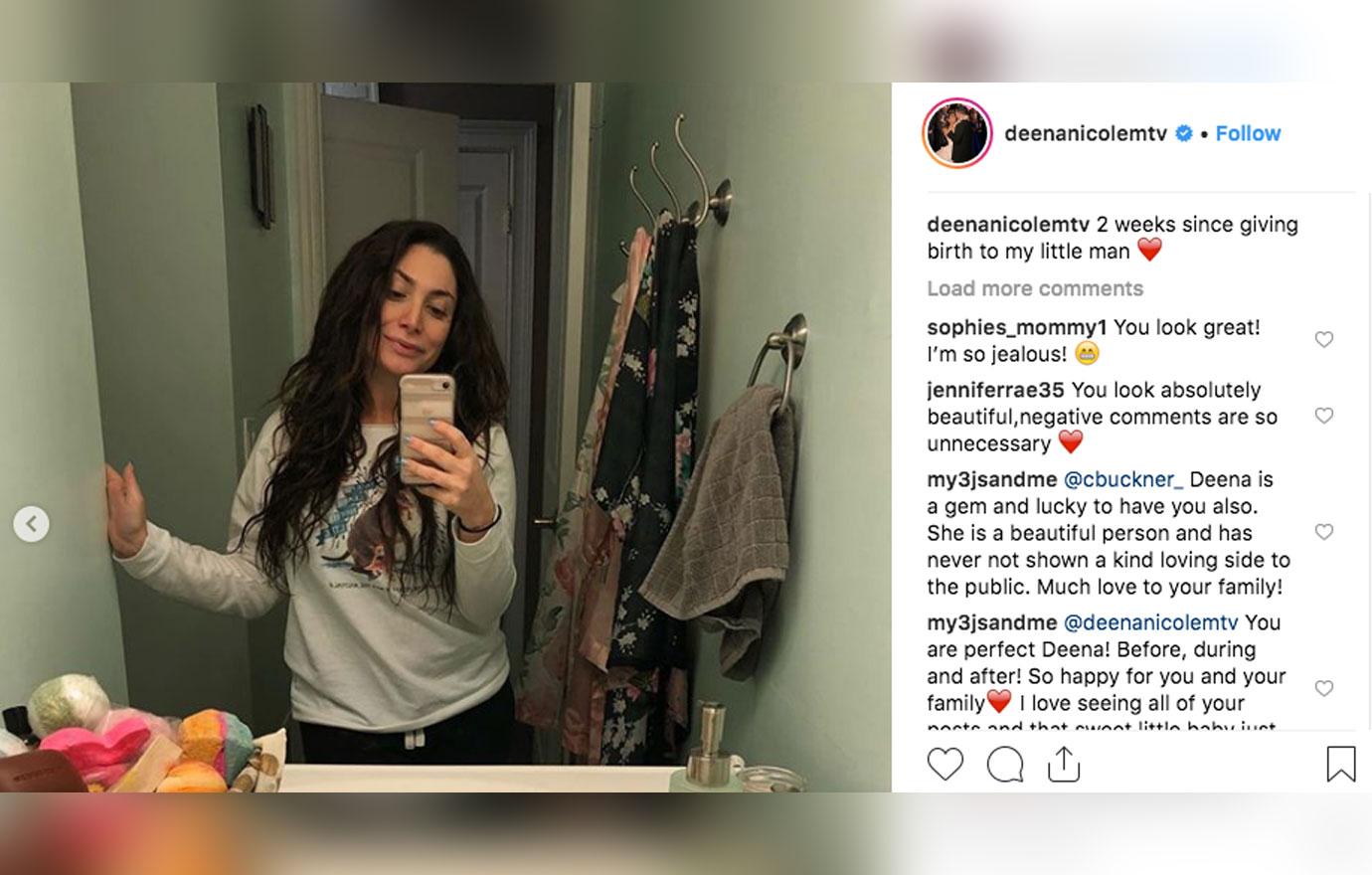 Deena Cortese Shows Off Her Post-Baby Body 2 Weeks After Giving Birth