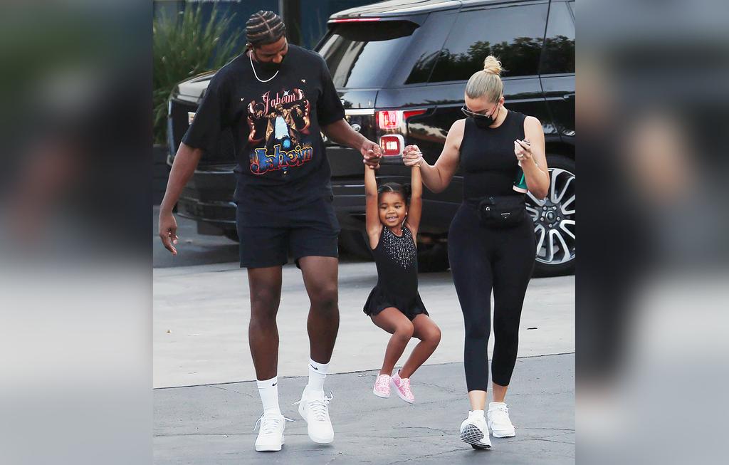 Corey Gamble Shows Off Tristan Thompson Jersey