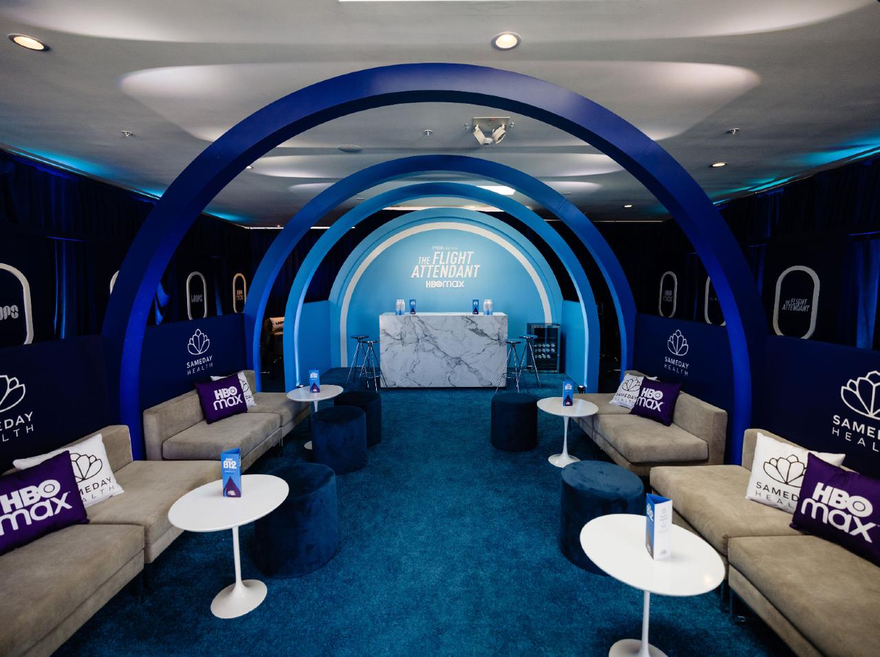 Olivia Culpo, Colton Underwood & More At 'Flight Attendant' Lounge: Pics